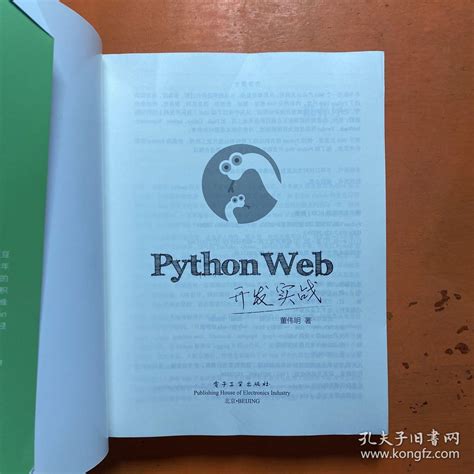 Python Web开发实战董伟明 著孔夫子旧书网