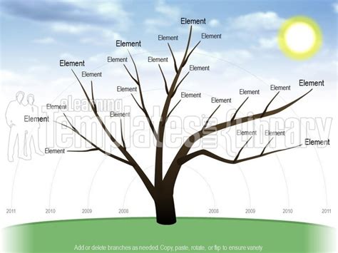 PowerPoint Tree Diagram Graphic Power Point Background Chart Templates And Graphics