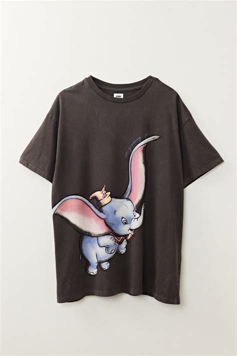 Remera Manga Corta Dumbo Gris BAS Basic Simple