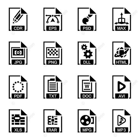 Vector File Type Icon Set Icons File Xls Vector Icons File Xls PNG And Vector With