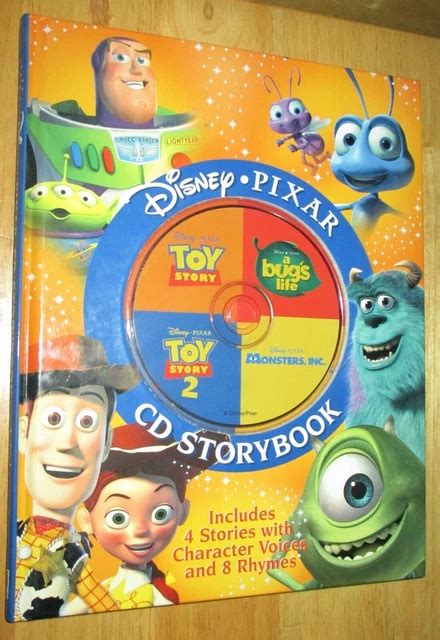 Disney ~ Pixar Cd Storybook Hardcover Book New £1098 Picclick Uk