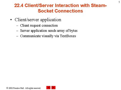 Chapter 22 Networking Streams Based Sockets And Datagrams