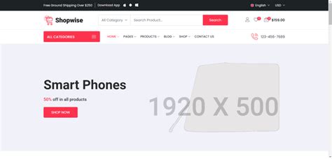 Shoptify Website Template Pro With Htmlcssboostrapcarousel