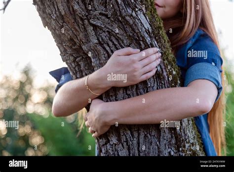 Environmentalist Hugging Tree Hi Res Stock Photography And Images Alamy