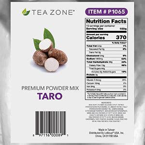 Tea Zone Taro Powder 22 Lb Premium Quality For Delicious Bubble Tea