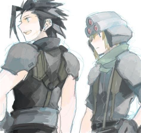 Zack Fair And Cloud Strife Fan Art Final Fantasy Vii Crisis Core