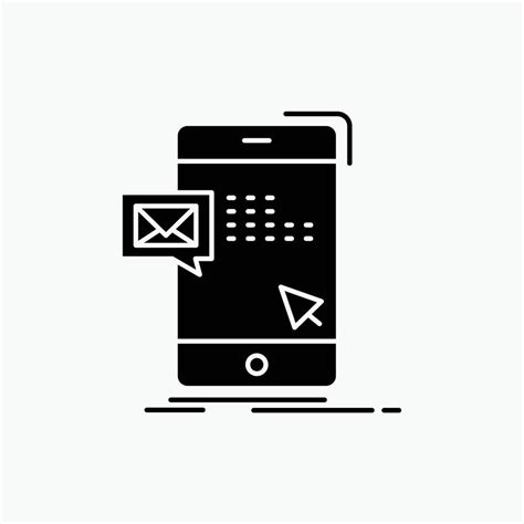 Bulk Dialog Instant Mail Message Glyph Icon Vector Isolated Illustration 13032047 Vector