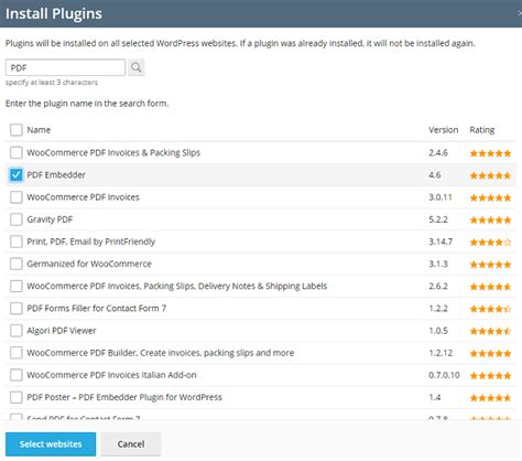 Wp Toolkit Managing Plugins Documentation From Plesk Knowledge Base