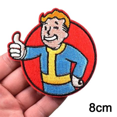 Fallout ‘vault Boy 10 Embroidered Patch Little Patch Co