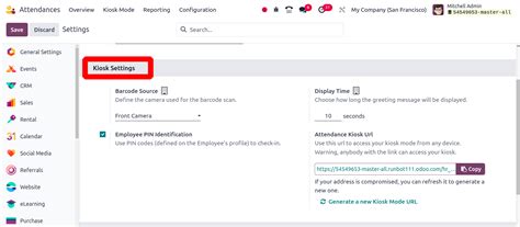 Attendance In Odoo 17 Odoo V17 Enterprise Edition Book
