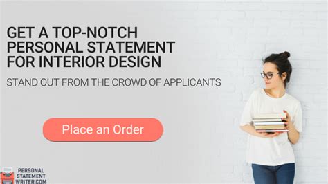 Creative Interior Design Personal Statement Writing Ideas