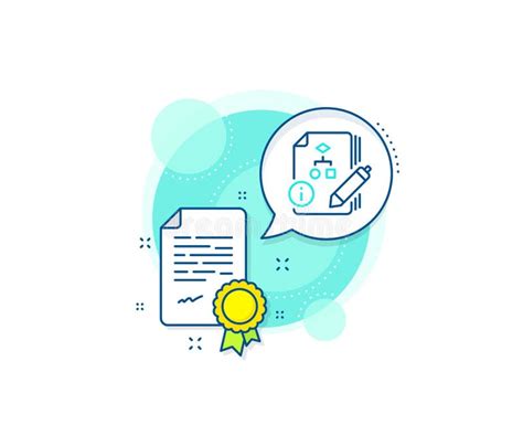 Documentation With Algorithm Line Icon Technical Instruction Sign