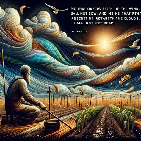 Ecclesiastes 11 4 Artwork Bible Art