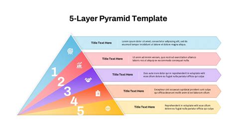 6 Level Pyramid Diagram Powerpoint Template Slidekit