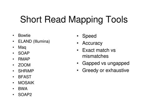 PPT Short Read Mapping Alignment PowerPoint Presentation Free
