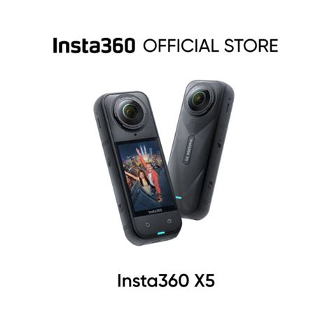 Insta360 X5 Waterproof 8k 360° Camera Leading Low Light Invisible Selfie Stick Effect