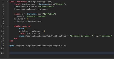 This Is A Script That Creates A Leaderstats And Makes A Textbox Display