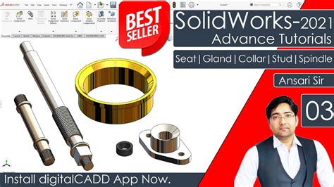 Solidworks Assembly Tutorials Stop Valve Solidworks Full Training In Hindi Digitalcadd App