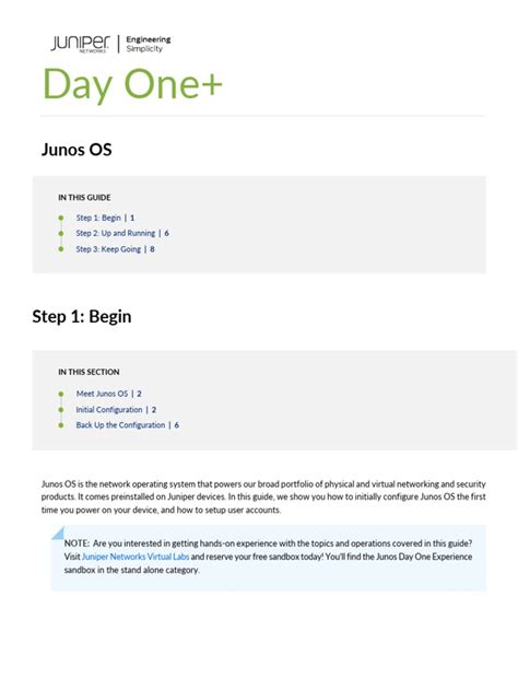 Junos Day One Plus Pdf Computer Network Command Line Interface
