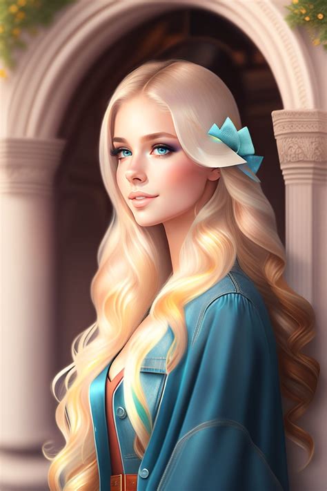 Lexica Beautiful Blonde Girl