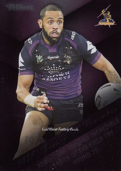 2018 Nrl Traders Season To Remember Sr20 Josh Addo Carr Melbourne