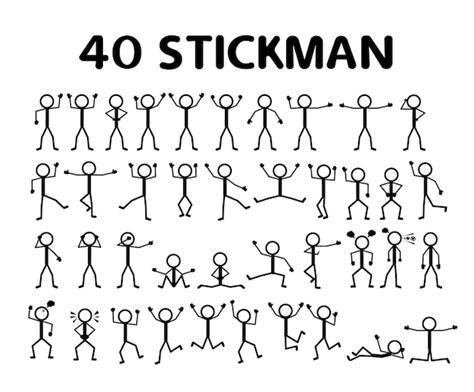 Vecteurs Et Illustrations De Bonhomme Baton En Téléchargement Gratuit Freepik