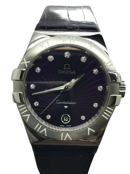 Omega Constellation Purple Womens Watch 12313356052001 For Sale