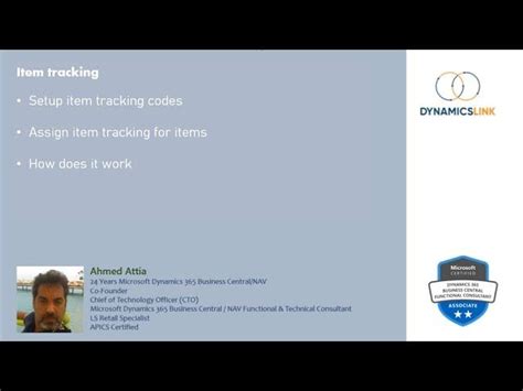 Ahmed Salah Mba Is In Progress On Linkedin Microsoft Dynamics 365 Business Central Item