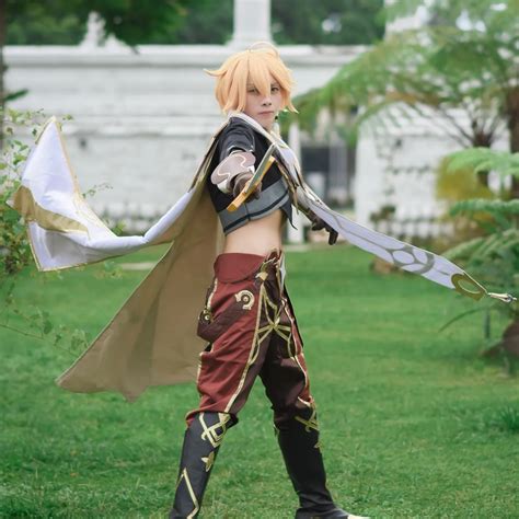 Aether Traveler Cosplay Genshin Impact Hoyolab