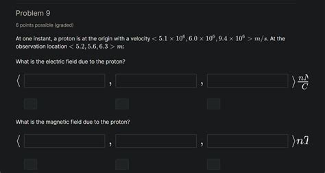 solved problem 9 6 points possible graded at one instant