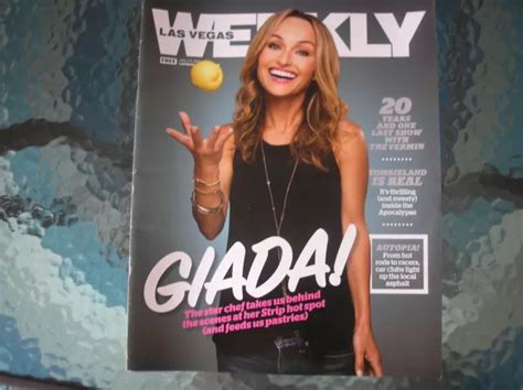 Giada De Laurentiis Nouveau Las Vegas Weekly Magazine Juillet 2015 Food
