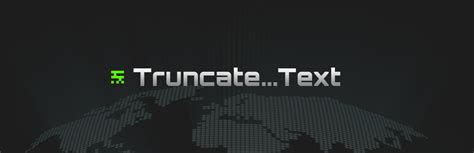 Plugin Truncate Text —