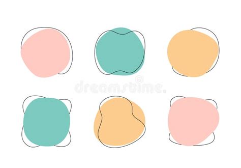 Color Liquid Abstract Blob Shapes Pastel Irregular Organic Random Forms Fluid Silhouette