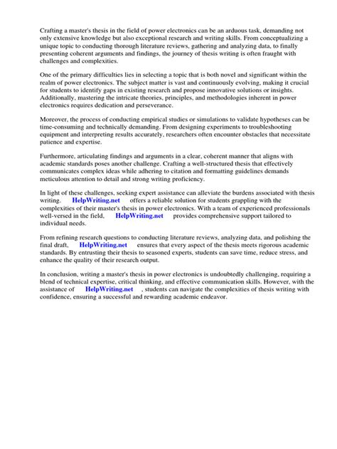 Master Thesis Power Electronics Pdf