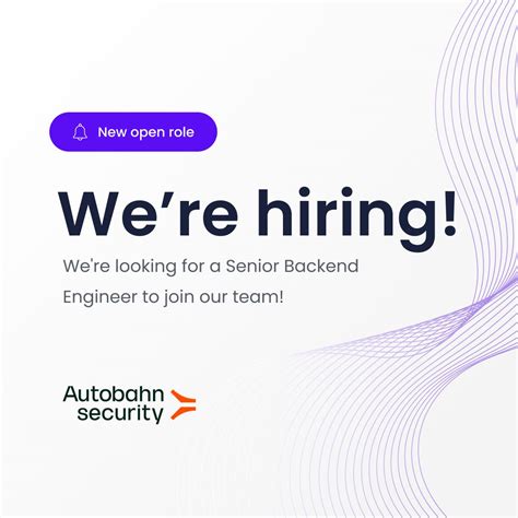 Hiring Backendengineer Nodejs Engineering Techjobs Jakartajobs Autobahn Security