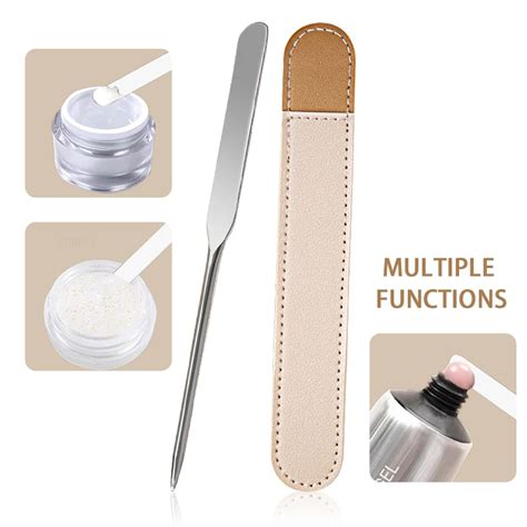 스테인리스강 컬러 믹싱 파운데이션 메이크업 스틱 메이크업 믹싱 스틱 파운데이션 크림 믹싱 화장품 도구 신제품