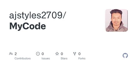 GitHub Ajstyles MyCode
