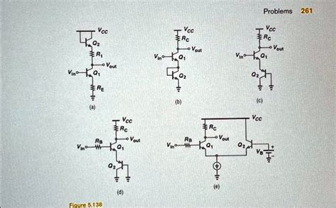 Texts Determine The Voltage Gain And Io Impedances Of The Circuits Shown In Fig 5138 Assume Va