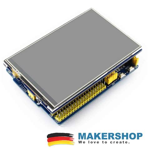 Waveshare 4inch Touchscreen Resisitv Lcd 482 320 Arduino Shield Display 13587 Ebay