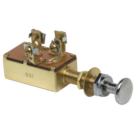 SPDT Off On On Push Pull Button Switch Cole Hersee