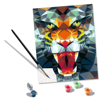 CreArt Serie Trend C Polygon Tiger CreArt Adulti Giochi Creativi