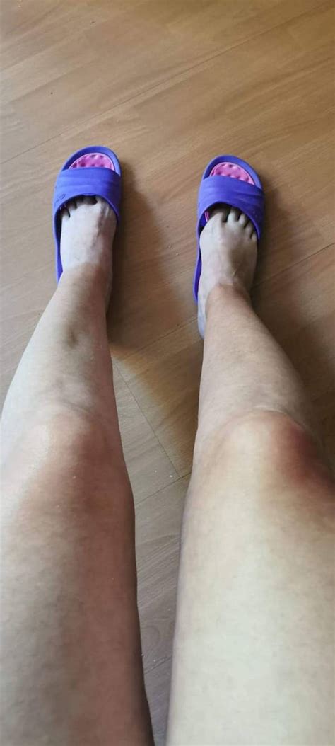 Ania Now Slowly Slipping Feet Out From Slides By Feetsnuffsnap On