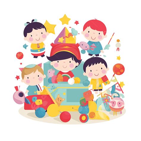 행복한 어린이 날 그림 캐릭터 장난감 완구 Png 일러스트 및 이미지 에 대한 무료 다운로드 Pngtree