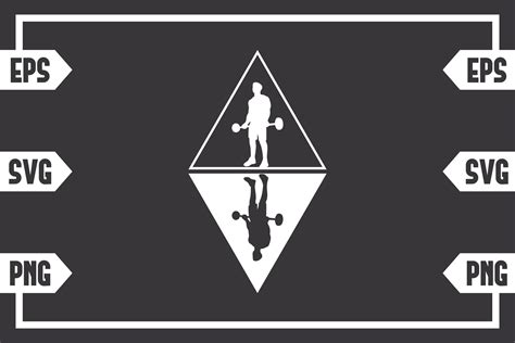 Triangle And Reflection Fitness Graphic By Mahak Arts · Creative Fabrica Triangle And Reflection Fitness Graphic By Mahak Arts · Creative Fabrica