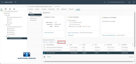 How To Patch Esxi 7 Using Lifecycle Manager Mastering Vmware