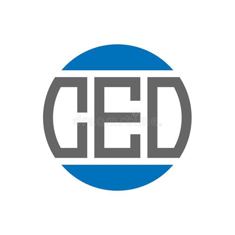 Ceo Letter Logo Design On White Background Ceo Creative Initials Circle Logo Concept Stock