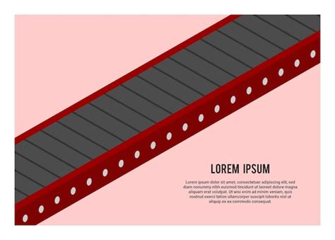 Premium Vector Conveyor Belt Simple Flat Illustration In Isometric View