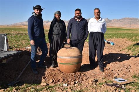 گۆزەیەکی سەردەمی ساسانییەکان لە کۆیە دۆزرایەوە