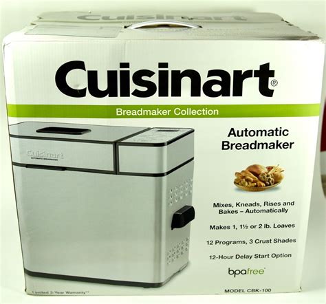 Cuisinart Automatic Bread Maker Recipes 12 Preset Programs For Perfect Dough Bread Cakes Jam And