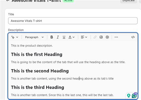 Creating Dynamic Tabs Vitals Help Center